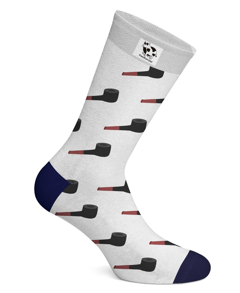 Tobacco Pipes on Socks | Crazy Dress Socks for Men with Style ...